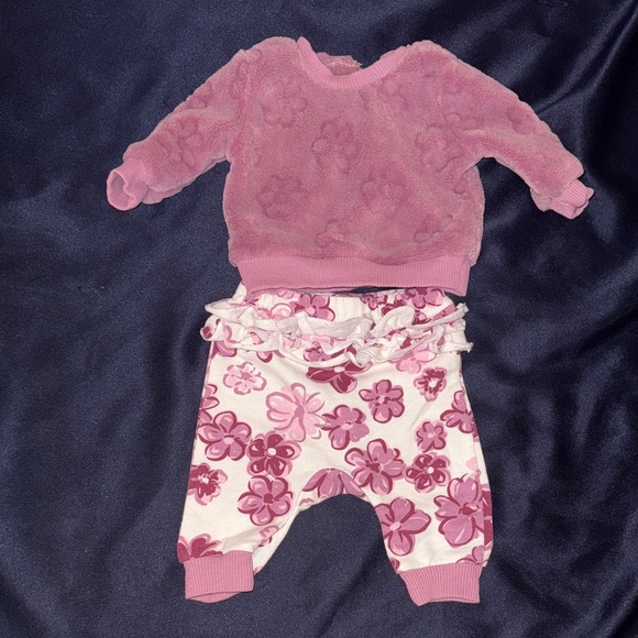 Baby Starters | Matching Sets | Baby Starters Pink Floral Matching Set ...